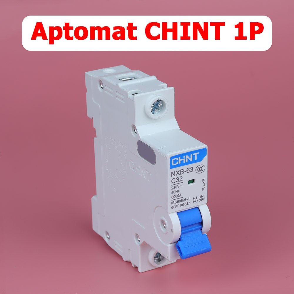 Aptomat CHINT 1P NXB-63 small CB circuit breaker MCB 220V 10A 16A 20A 25A 32A 40A 50A 63A ...