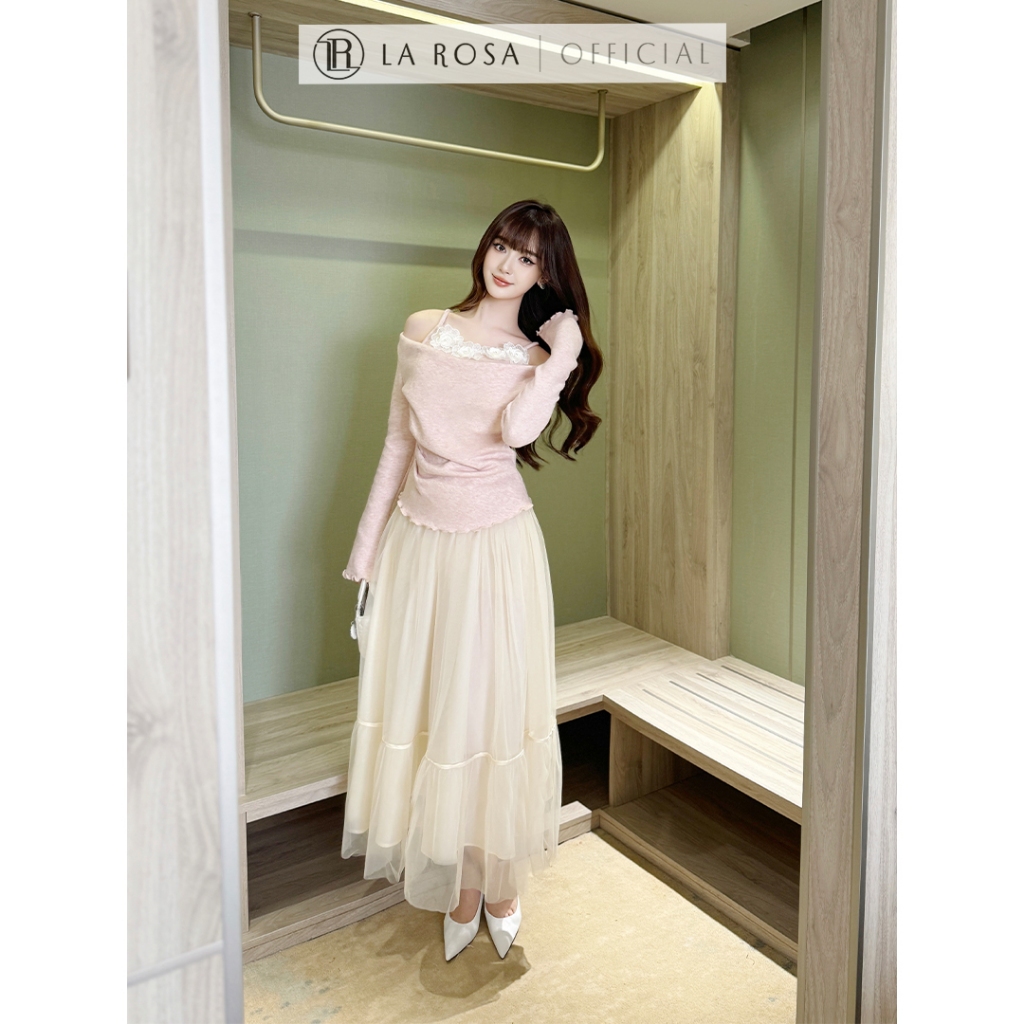 Larosa Basic Lady's Dress Set Designed with 2-Shoulder Off-Shoulder ...