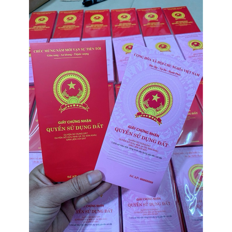 Combo of 60 BDS lucky money, red book, pink book, luxury stretcher ...