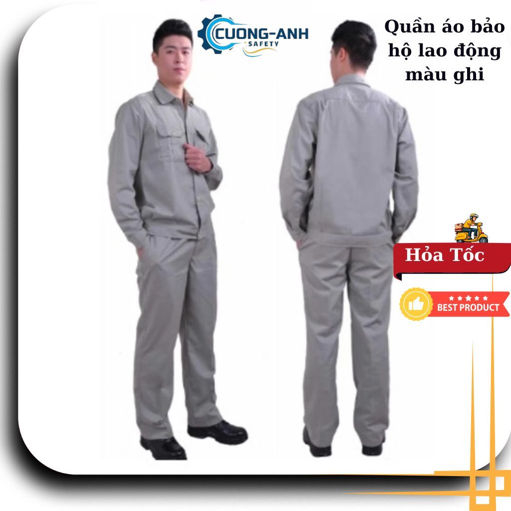 Gray work protective clothes, gray work clothes, workers, engineers ...