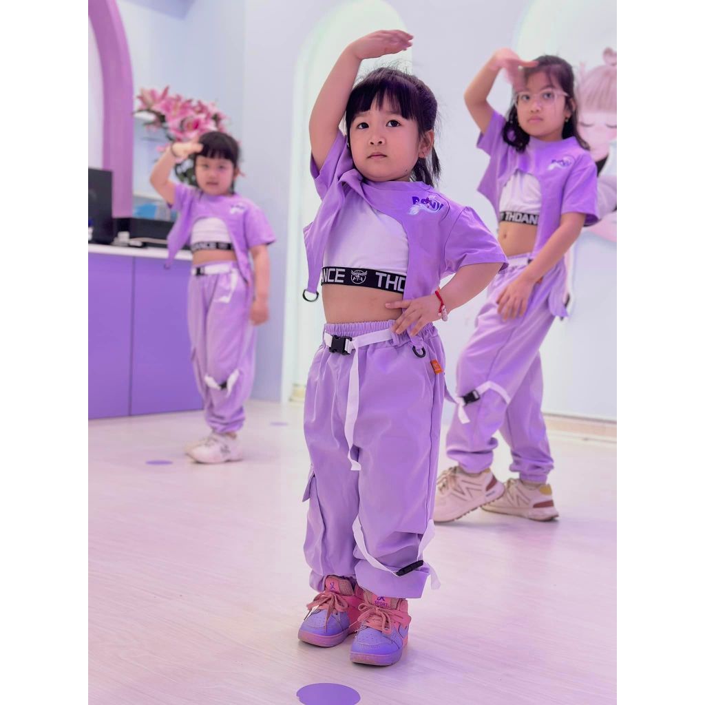 Lovely Purple Dance Set for THDANCE Girls – The Perfect Choice for ...
