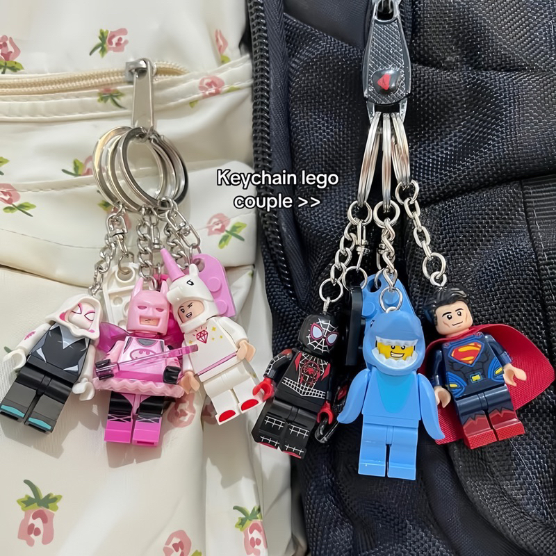 Lego Spiderman Keychain Double Spiderbag [LEGO ANIME HOOK IS AVAILABLE ...