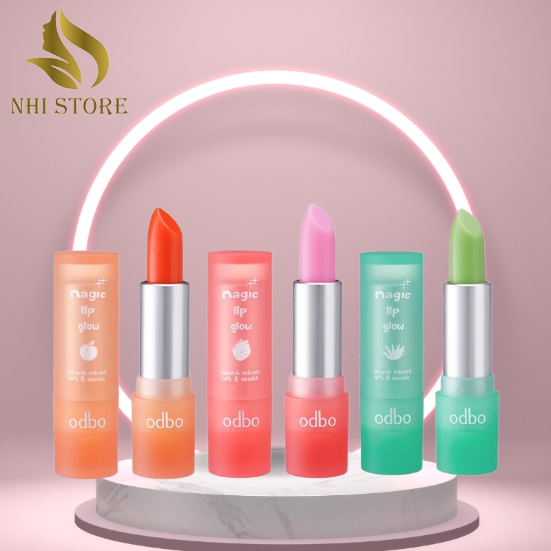 Odbo Magic Lip Glow adds vitamin collagen and moisturizes with Thai ...