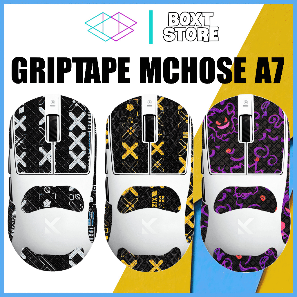 Mchose A7 Pro Max Ultra 3M Anti-Slip Mouse Grip Tape - Skin Griptape Mchose A7 | Shopee Philippines