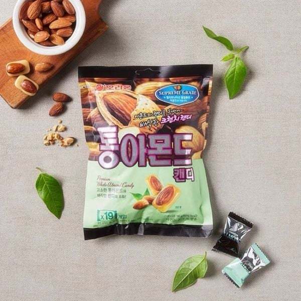 Genuine Korean Almond Orion Almond Candy 90g | Shopee Philippines