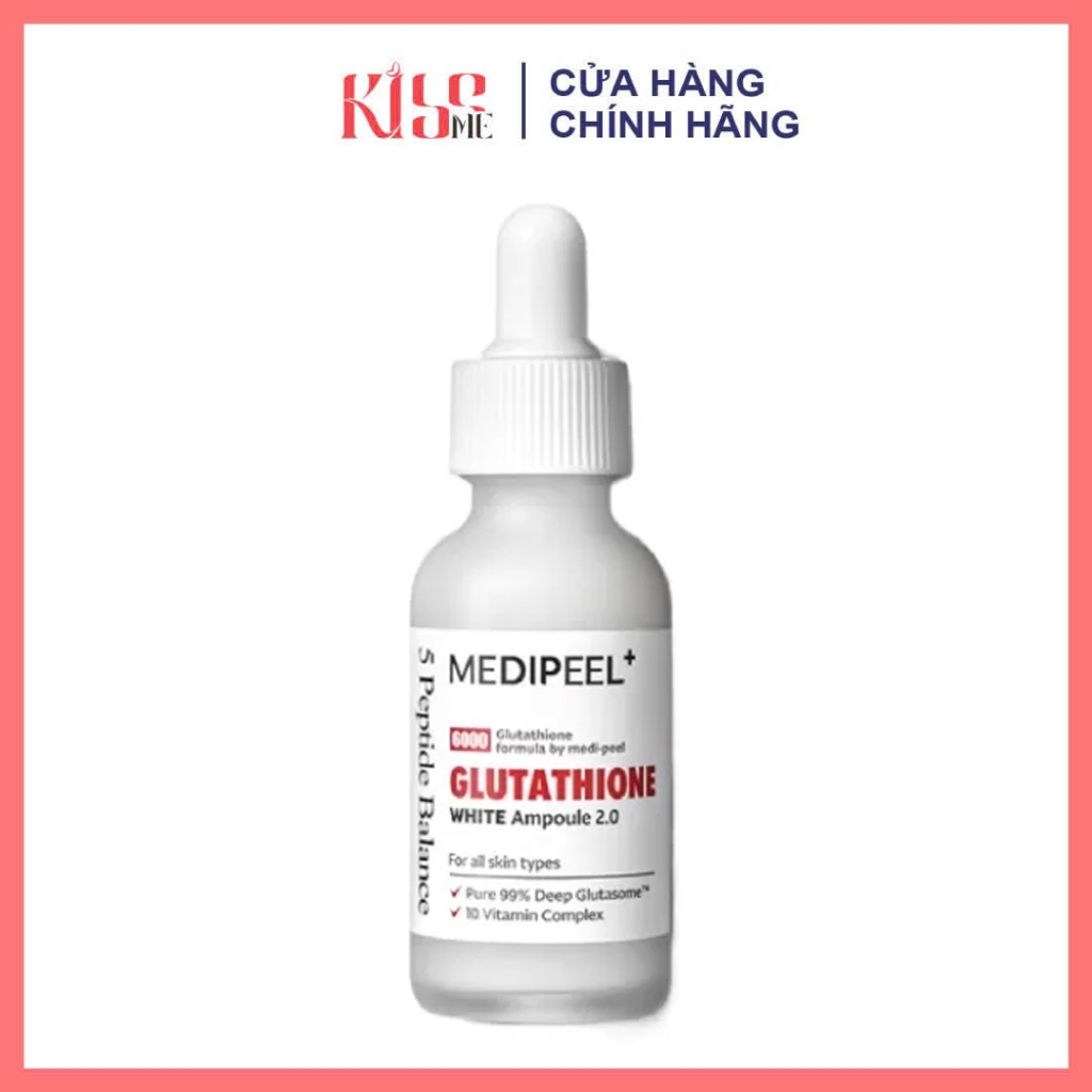 Medi peel Glutathione 600 White Ampoule Serum 30ml (Genuine imported ...