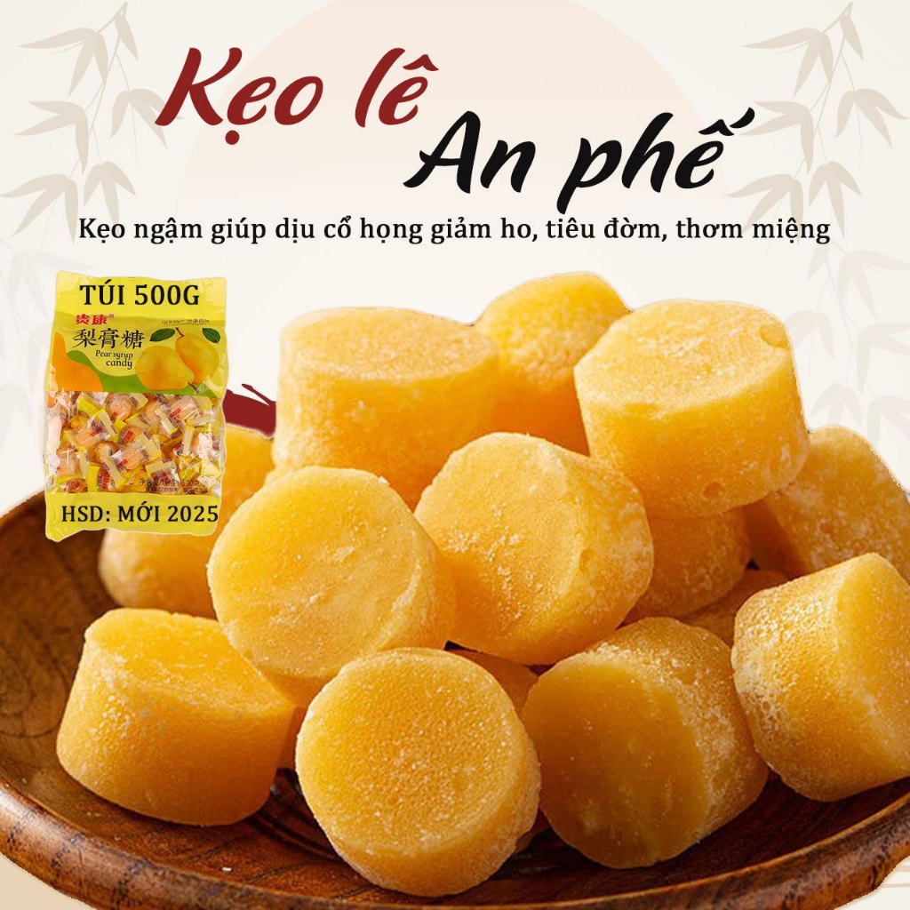 Pear An Phe Candy - Phlegm Relief - Cough Treatment - Sore Throat ...