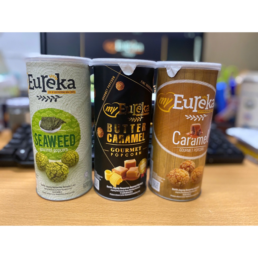 Eureka Malaysian Popcorn Seaweed/Caramel Butter/Caramel flavor - 70g ...