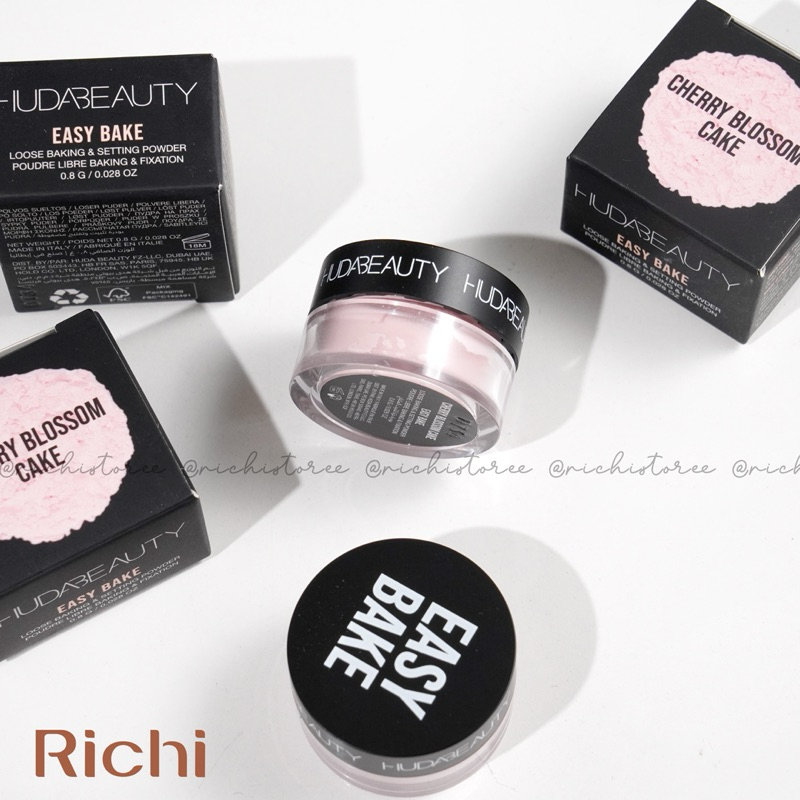 Huda Beauty Easy Bake Loose Baking Powder & Setting Powder mini size ...