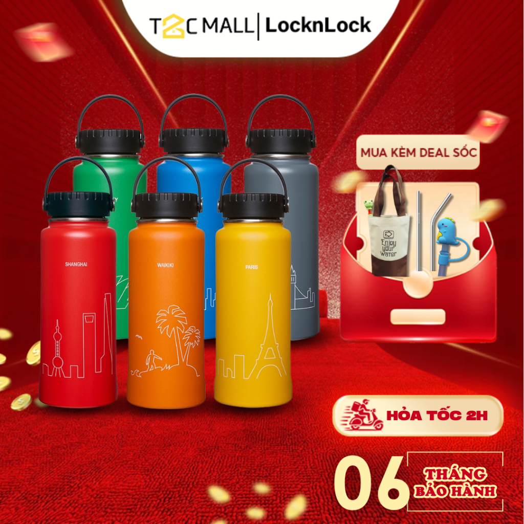 Locknlock Thermos Bottle Genuine Premium Tea Filter Large Size 897ml ...