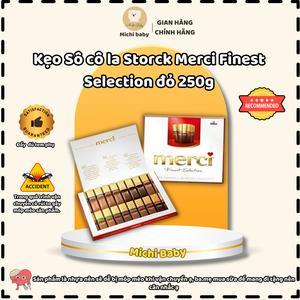 Storck Merci Finest Selection German red chocolate candy flat box 250g ...