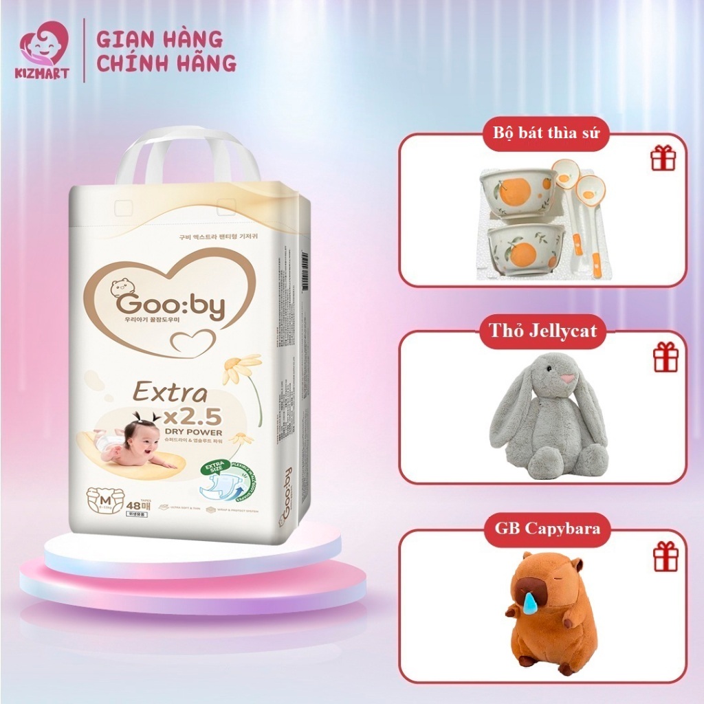 Gooby Extra Korean diapers/diapers are soft, thin, absorbent, spill ...