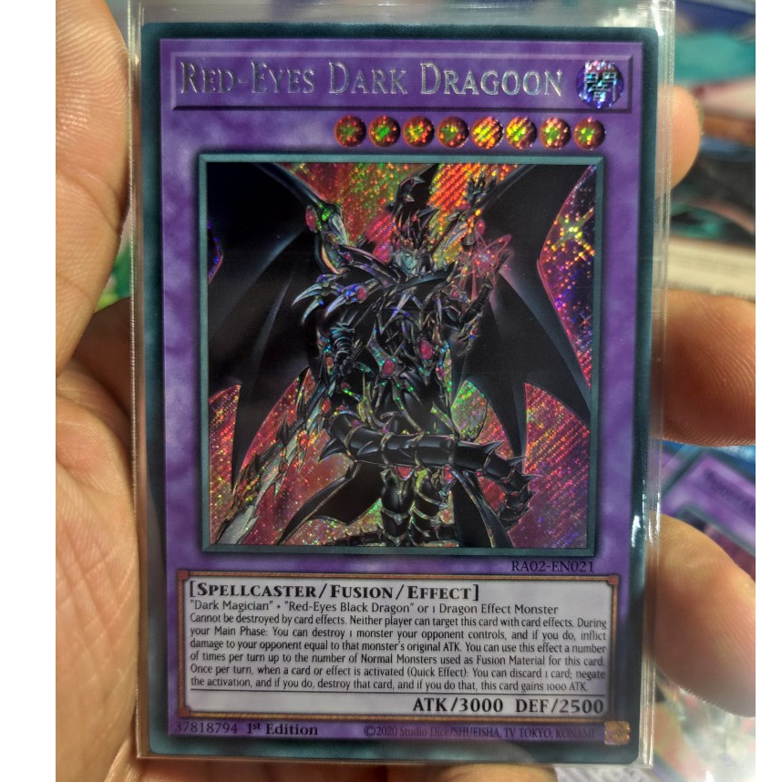 [KW2 Yugioh] [EN-UK] [Nice Art] Red-Eyes Dark Dragoon Card - RA02-EN021 | Shopee Philippines