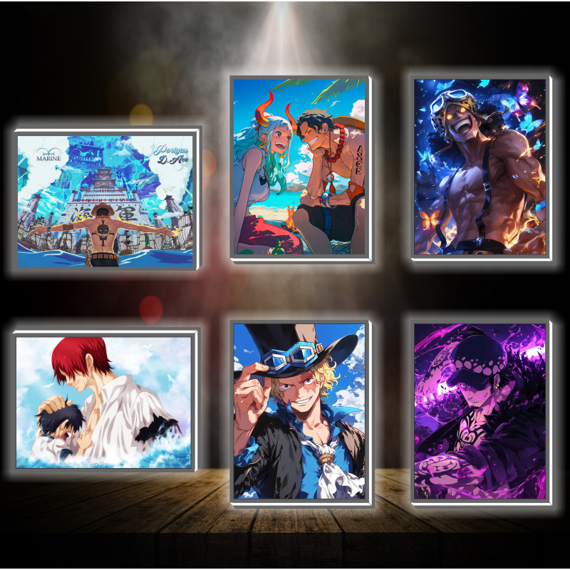 One Piece color-changing 3D led light painting - 3D led light painting ...