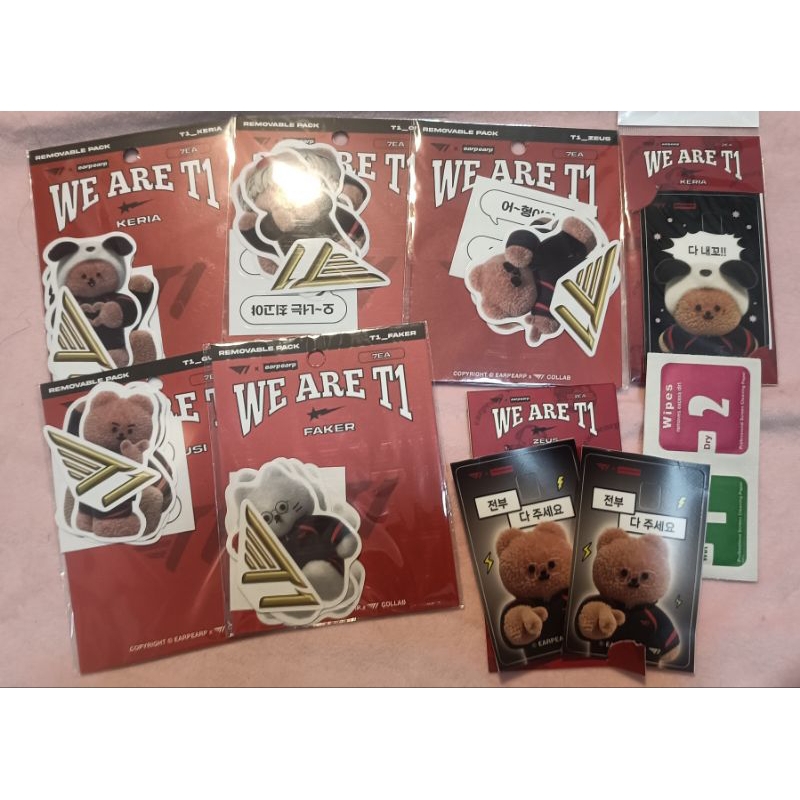Phone sticker t1 we are t1 earperb t1 faker Zeus gumayusi keria oner ...
