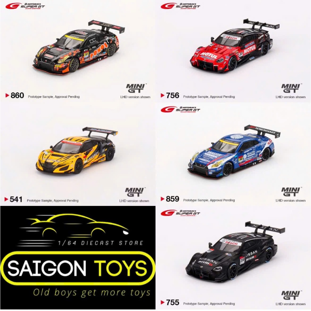 Mini GT Card Version Super GT Series many models - 1:64 scale model car ...
