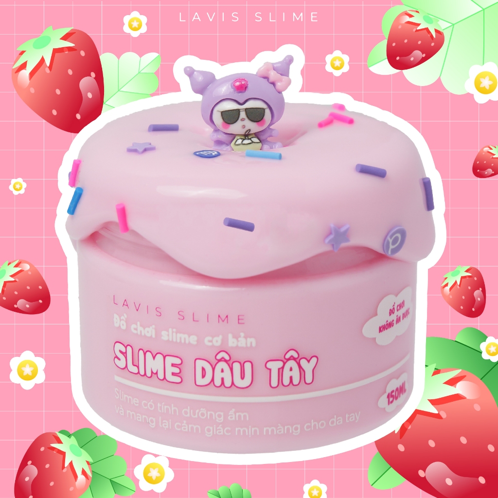 Lavis Slime - Soft Hand Slime Basic Strawberry Slime Version | Shopee ...