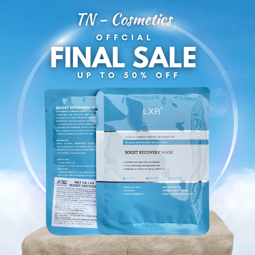 LXR Boost Recovery Mask - Soothes Skin, Super Moisturizes and Restores ...