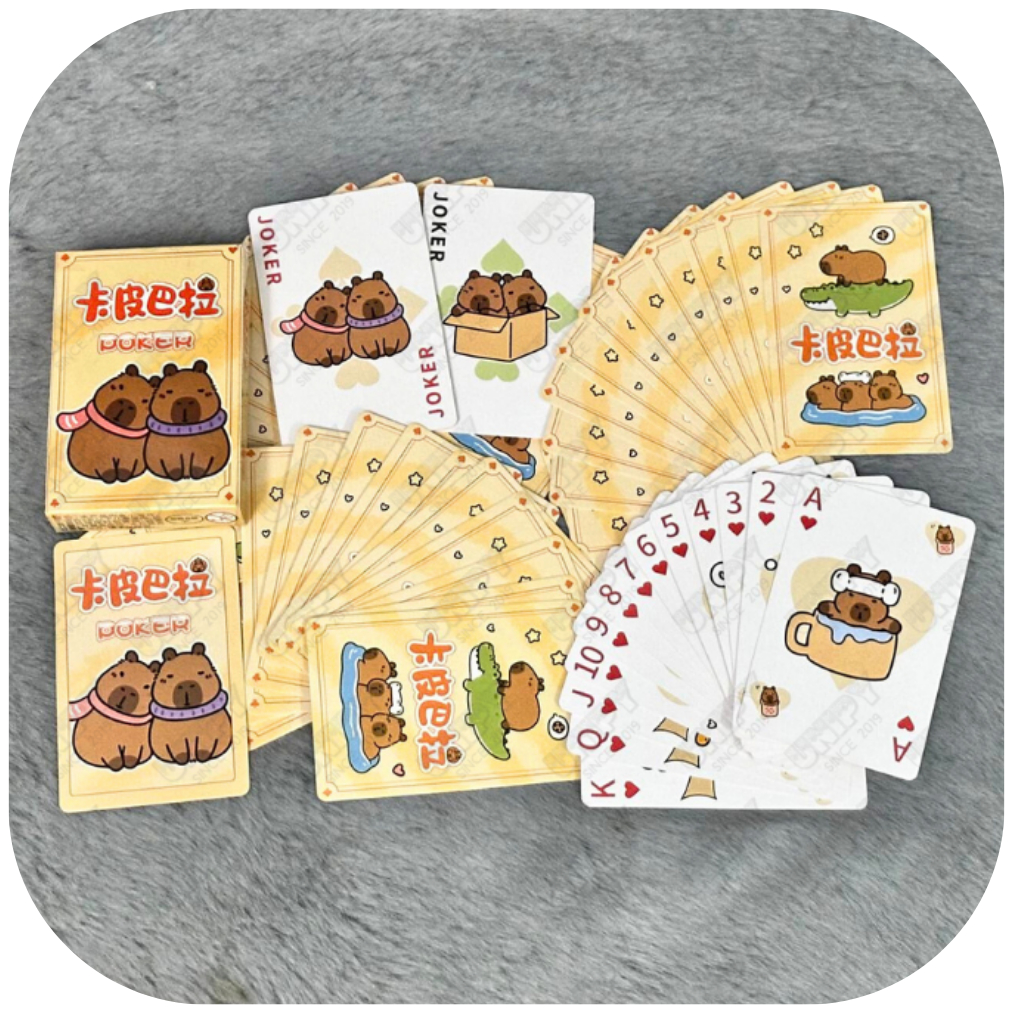 Capybara 3 Cards | Collectible Cards for Entertainment Display and ...