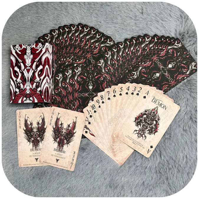 Maver Classic Red Demon’s Eyes Deck | Collectible Cards for Display ...