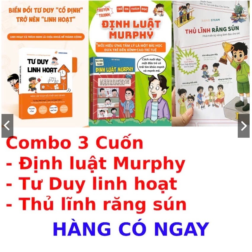 Book - 3-Book Combo: Flexible Thinking, Murphy's Law, Toothless Leader ...