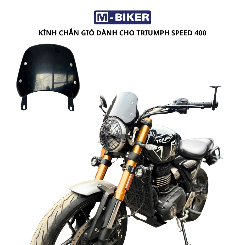 Triumph Speed 400 Windshield - Genuine MBiker Product | Shopee Philippines