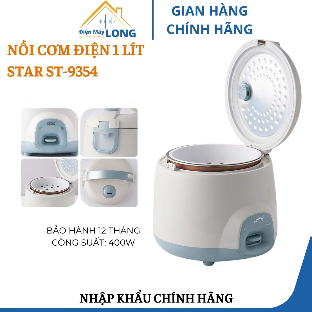 Genuine imported 1 Liter Mini Rice Cooker STAR ST-93854 suitable for ...