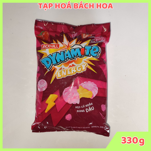 Dynamite hard candy with strawberry flavor, sting candy 330g | Shopee ...