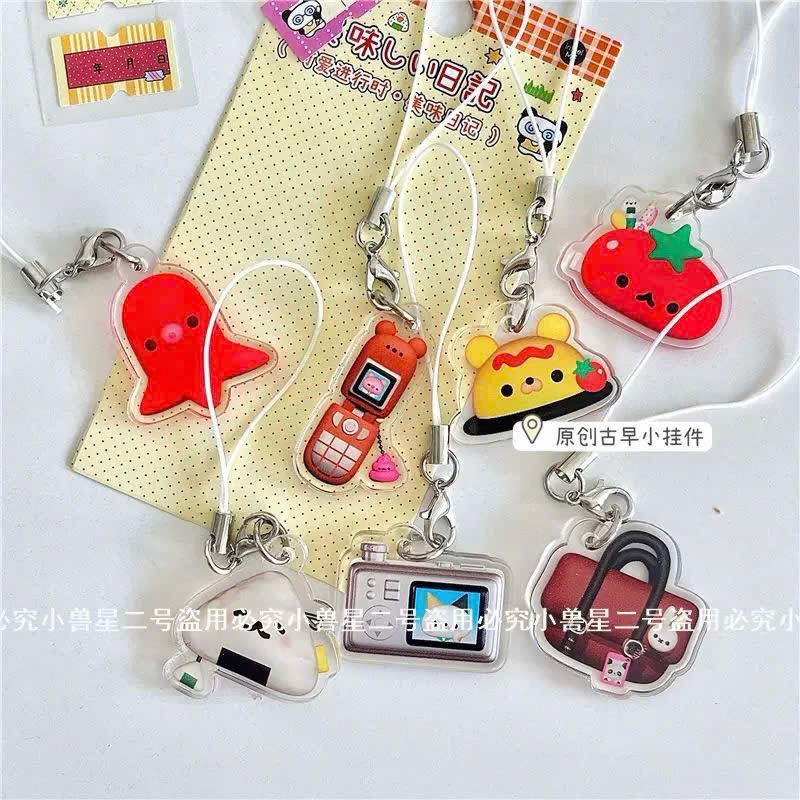 Kawaii MINI KEYCHAIN IN MANY EXTREMELY CUTE STYLES TO DECOR YOUR PHONE ...
