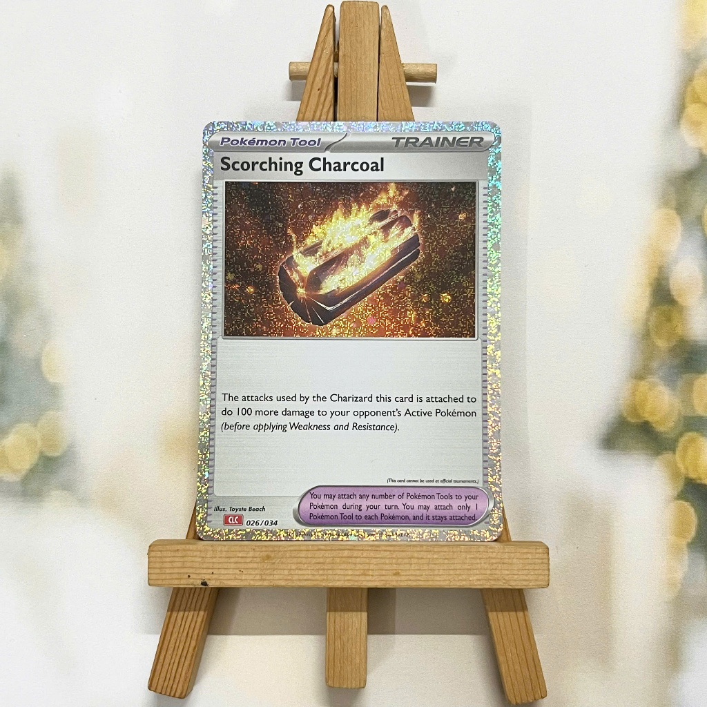 Pokemon Scorching Charcoal 026/034 - Genuine English Trading Card Game ...