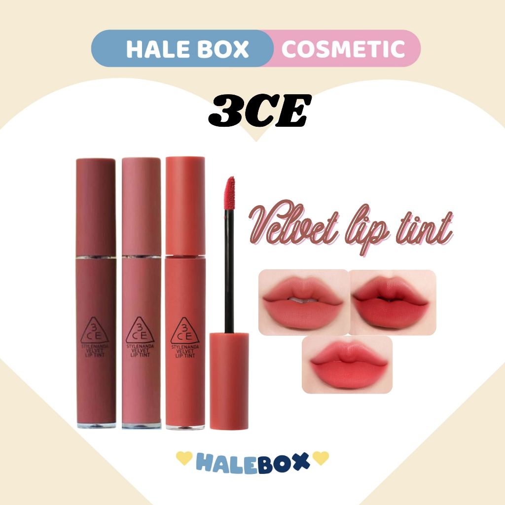 3ce Velvet Lip Tint 4g - Definition- Bitter Hour- Walk N Talk- Speak Up ...
