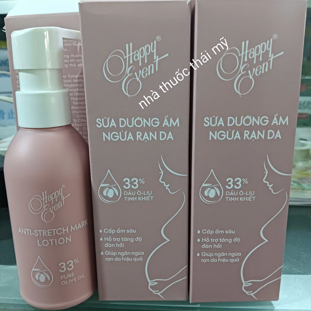 Happyevent anti-stretch mark moisturizer (pregnancy, and weight gain ...