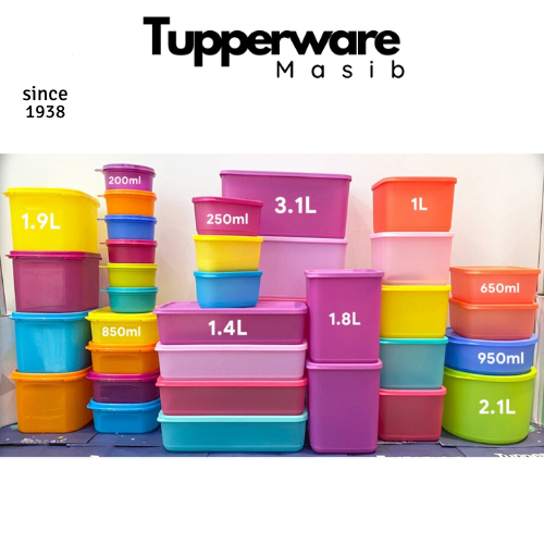 Genuine Tupperware Food Containers for Cool Storage - Complete Set ...