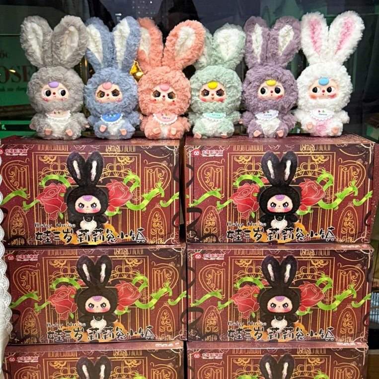 Blindbox Baby Three Rabbit Town Lily Rabbit Town teddy bear vinyl ...