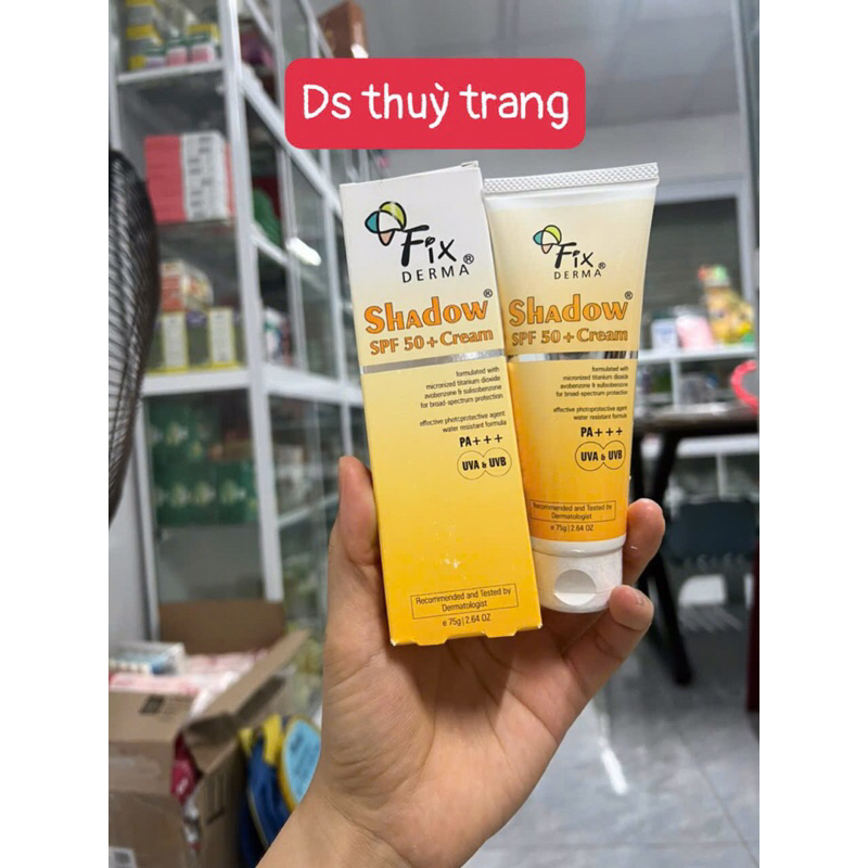 Fixderma Shadow Sunscreen SPF 50+ Cream 75g | Shopee Philippines