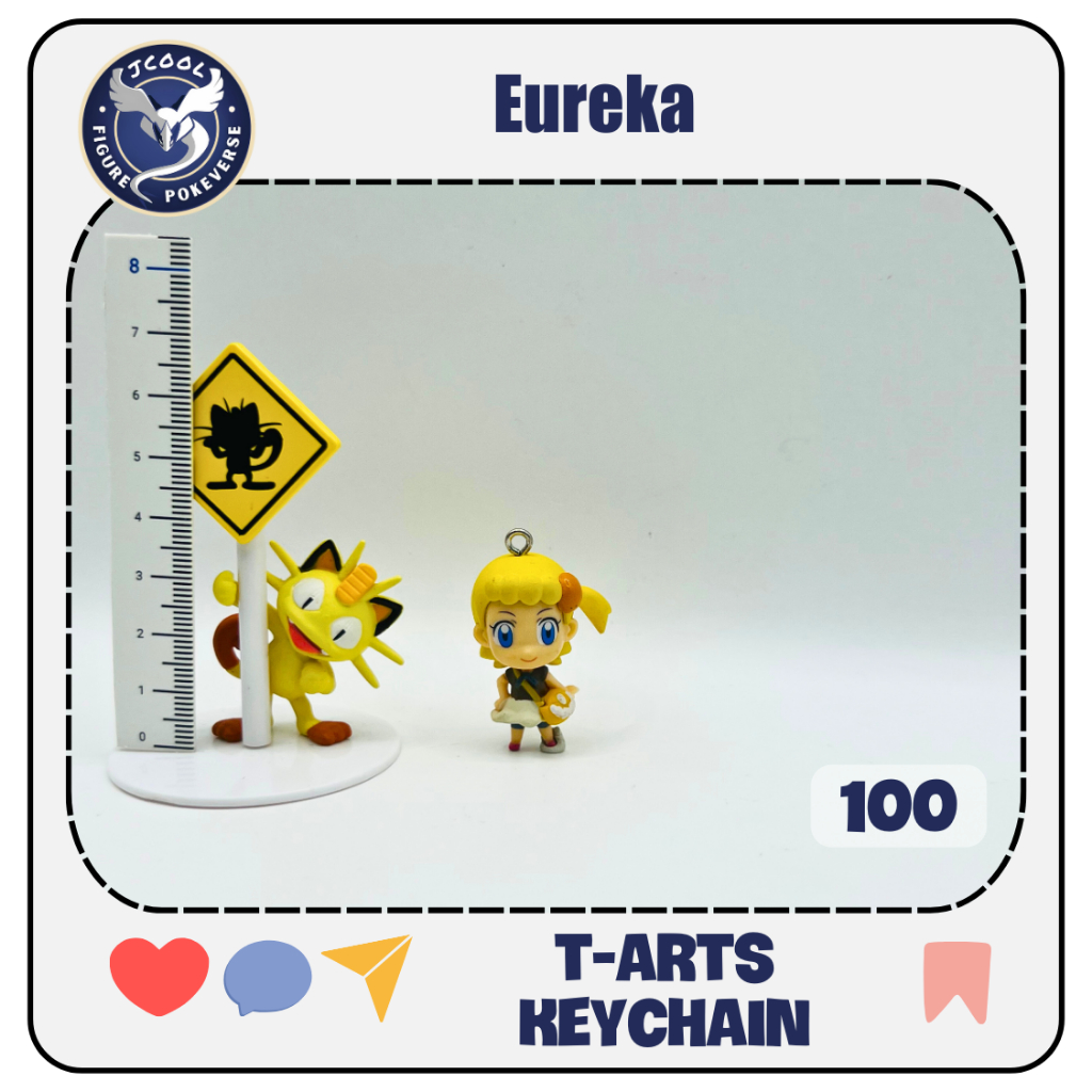 Eureka - Gen 6 Kalos region - KEYCHAIN series Pokemon T-ARTS model ...