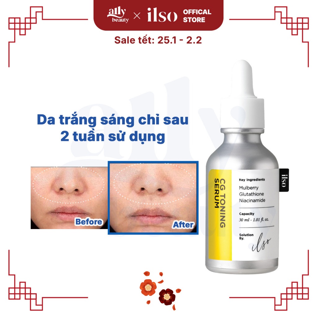 OXY [Genuine Ilso] Ilso CG Toning Serum, anti-oxidant skin brightening ...