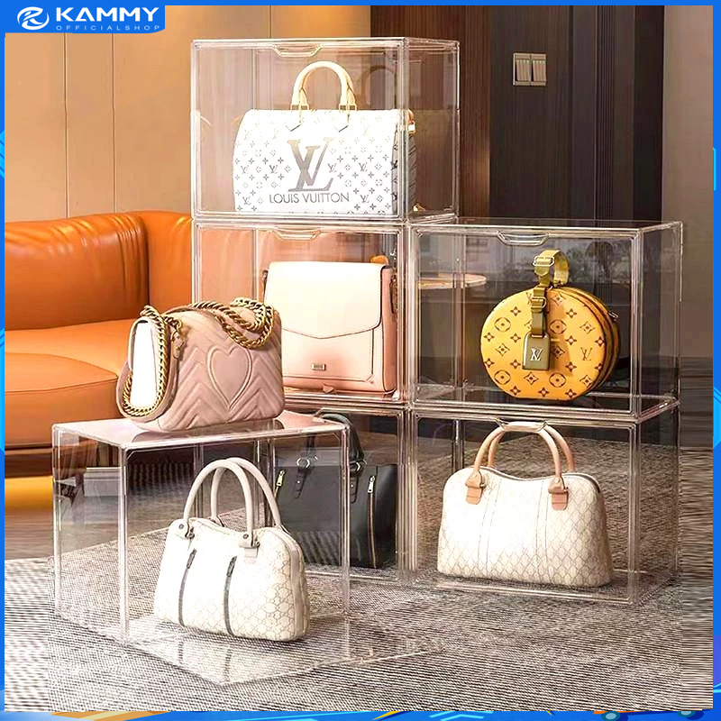 Hcm/24h】transparent Plastic Bag Display Cabinet, Mica Box Plastic Box ...