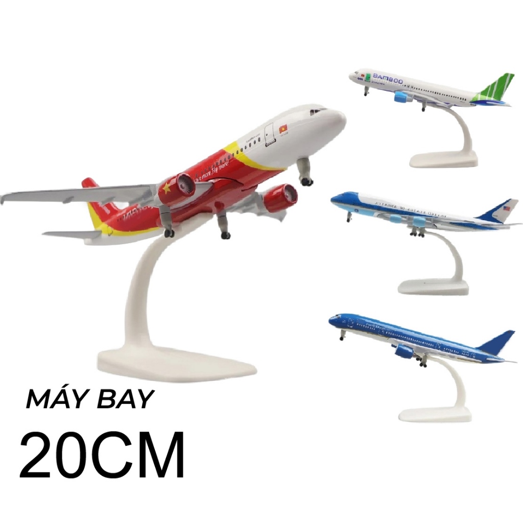 20cm metal body aircraft model with wheels and removable base for ...