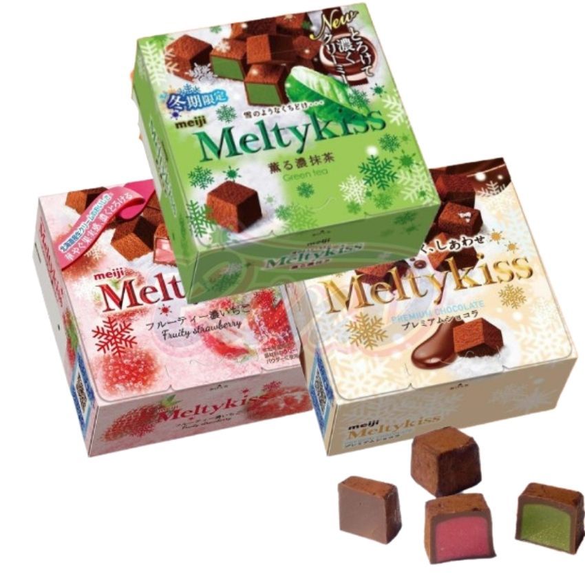 Meiji Meltykiss 3-flavor fresh chocolate 56g | Shopee Philippines