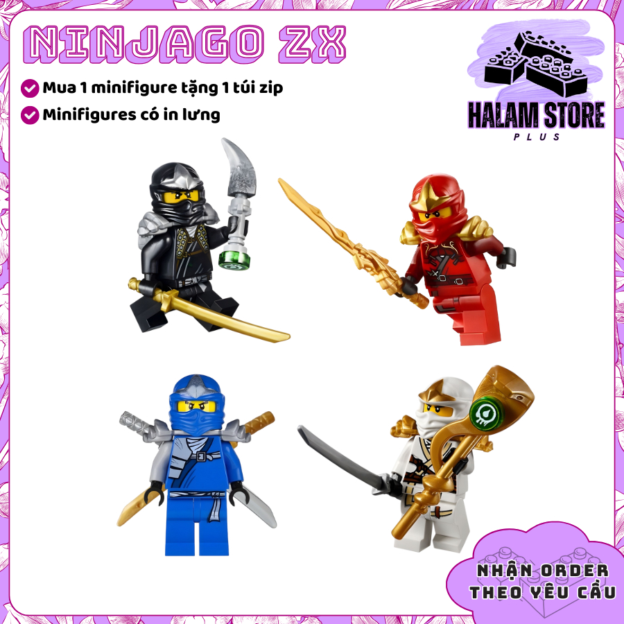 [BEAUTIFUL Version] Ninjago season 2 minifigures assembly toy GA131-136 ...