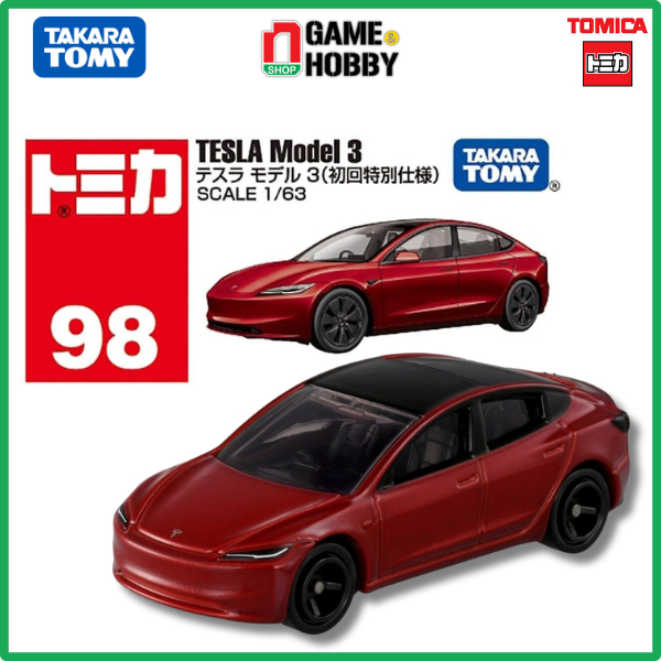Tomica NO CAR TOY MODEL. 98 TESLA MODEL 3 SPECIAL FIRST EDITION GENUINE ...