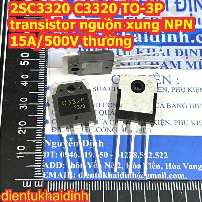 2SC3320 C3320 TO-3P NPN pulse power transistor 15A/500V KDE1321 ...