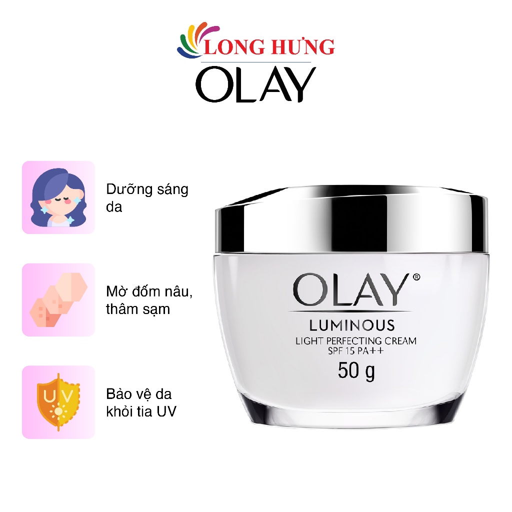 Olay Luminous Light Perfecting Cream SPF 15 PA++ (50g) | Shopee Philippines