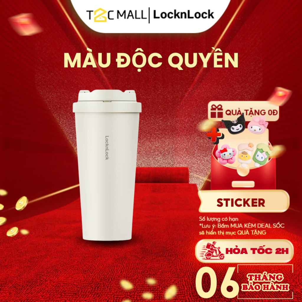 Locknlock Thermal Cup 550ml Genuine Premium Thermos Bottle Beige ...