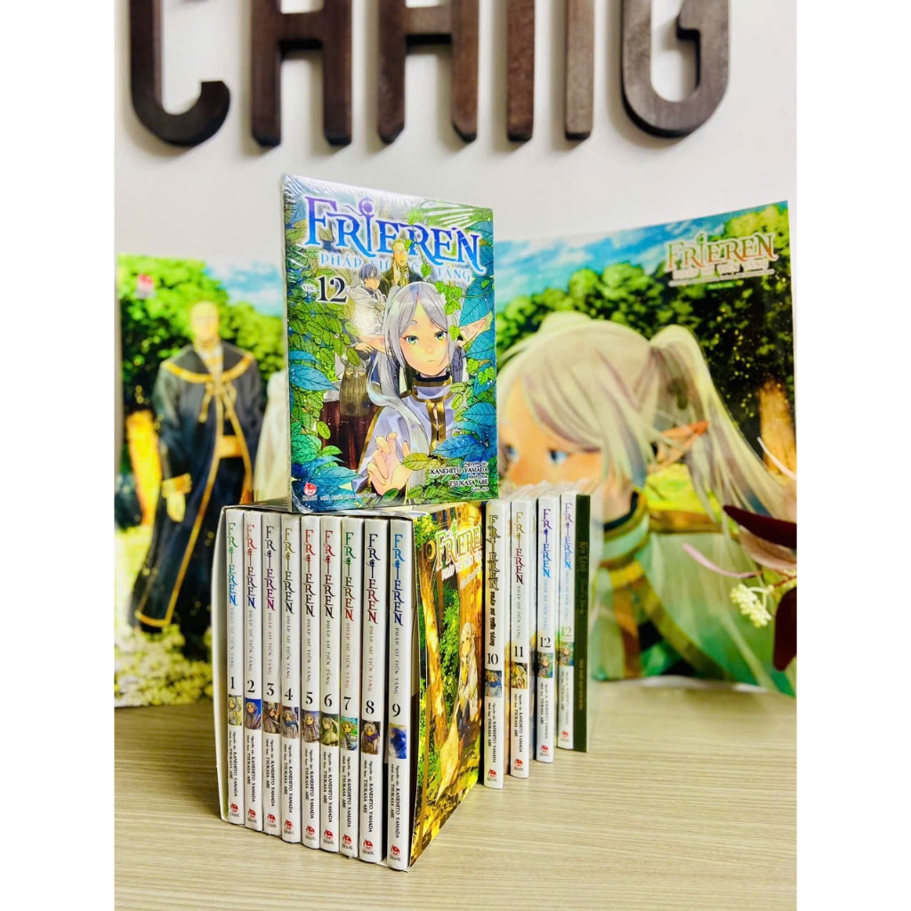 Frieren Comic - The Funeral Mage full 12 volumes + Free df box (Chang ...