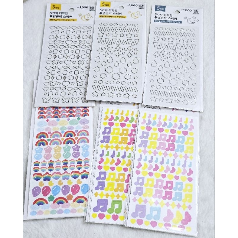 Shape DECORATIVE STICKERS - DAISO KOREA | Shopee Philippines
