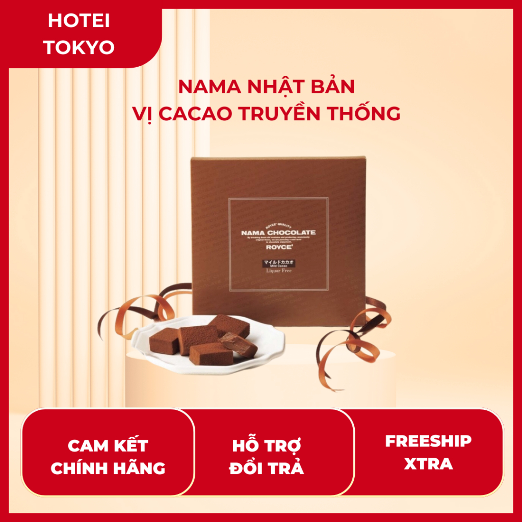 Nama Chocolate Royce - Japanese fresh Chocolate - Traditional cocoa ...