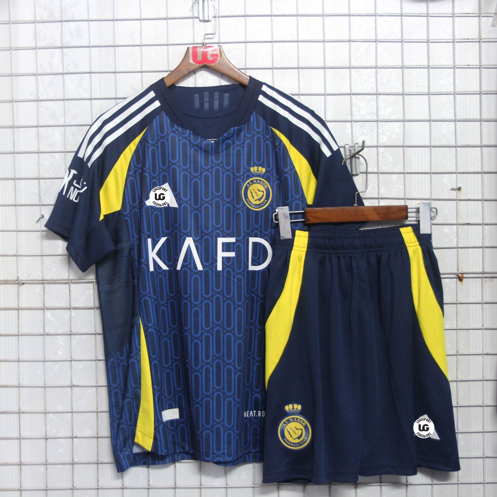 Al Nassr 2024/ 25 fans dark blue football kit | Shopee Philippines