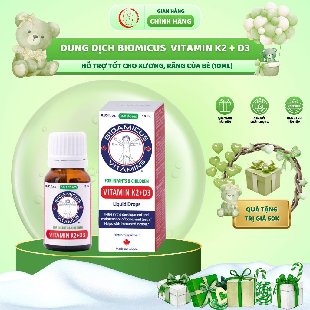 Biomicus For Infants And Children Vitamin K2 + D3 solution is good For ...